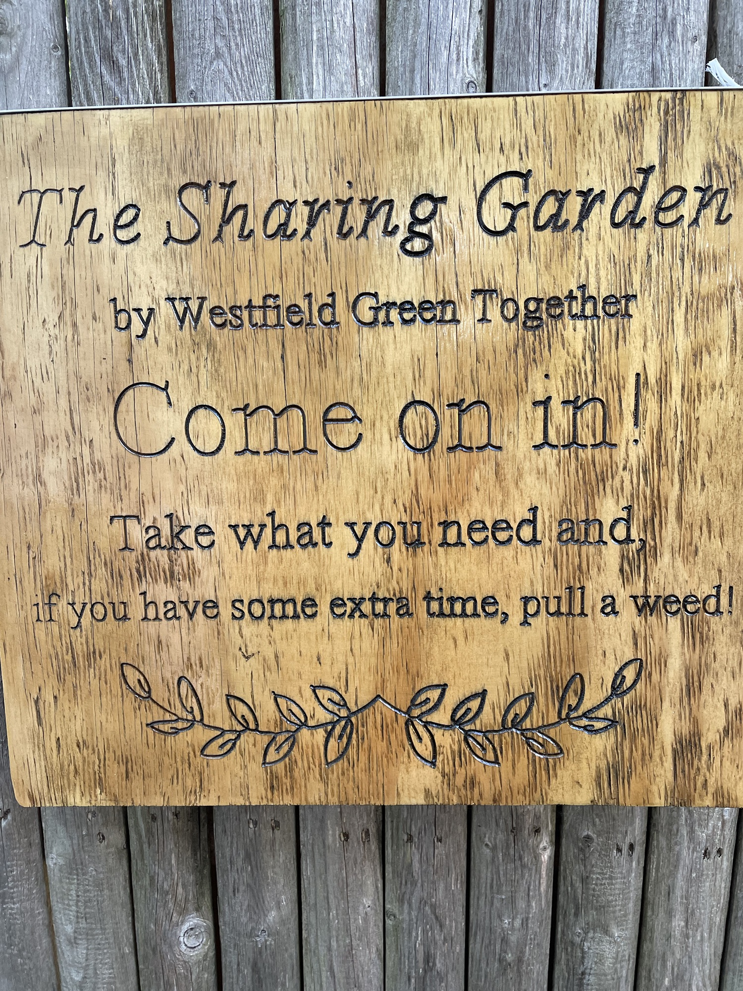 Sharing Garden – Westfield Green Together